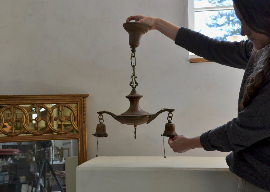 Antique 1930s Pendant Chandelier – Quittner
